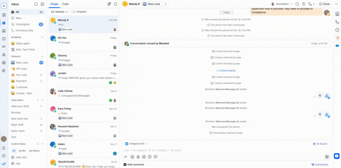 Collaborating with your Team in Inbox