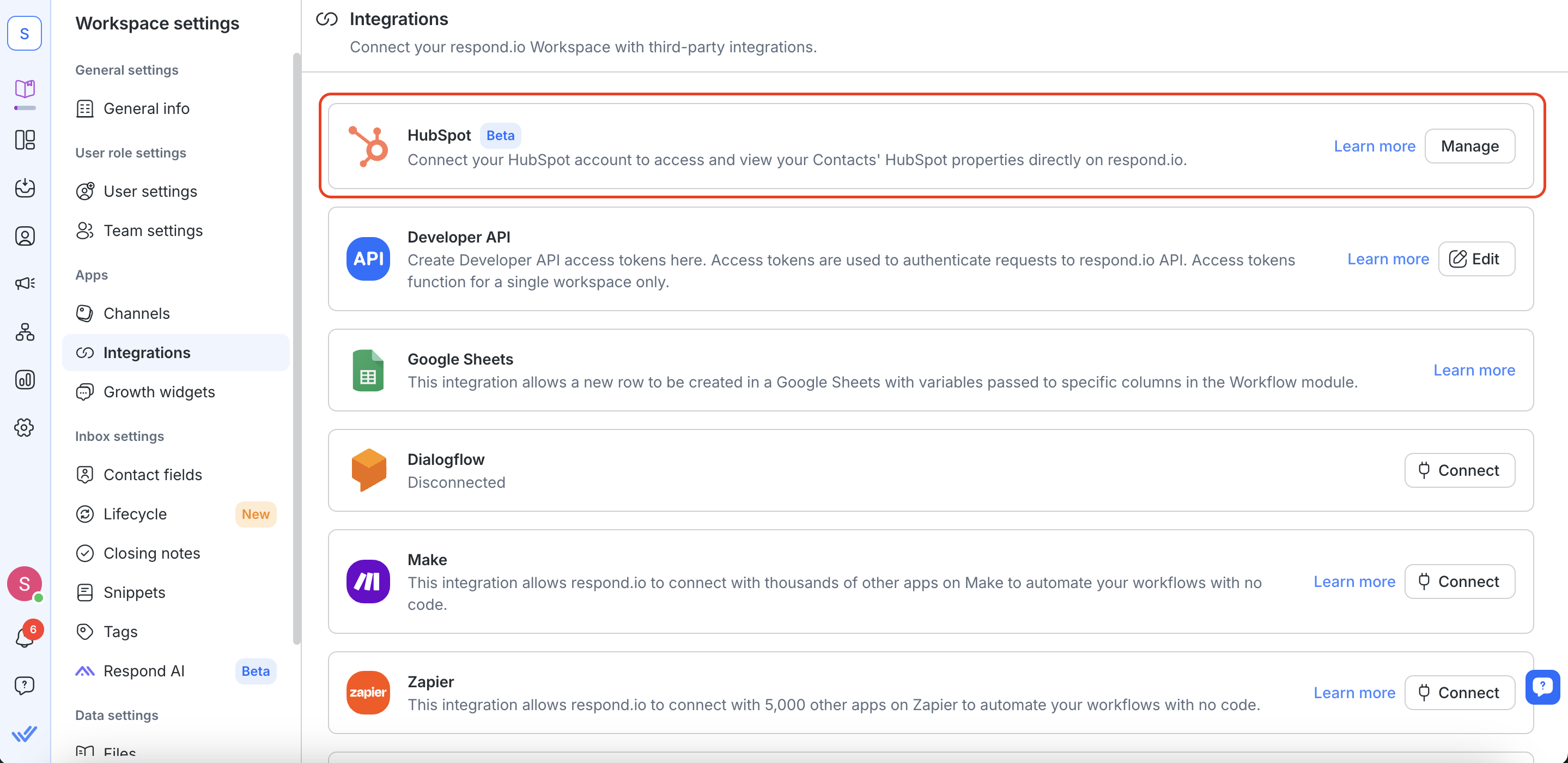 HubSpot Integration: Unlock Seamless Customer Engagement with Respond.io