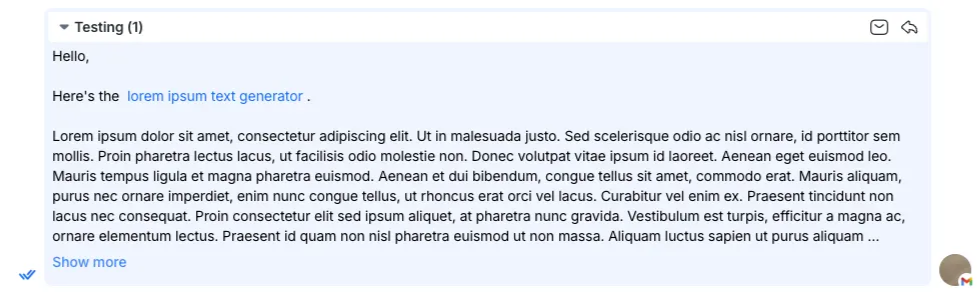 Managing Emails in Inbox